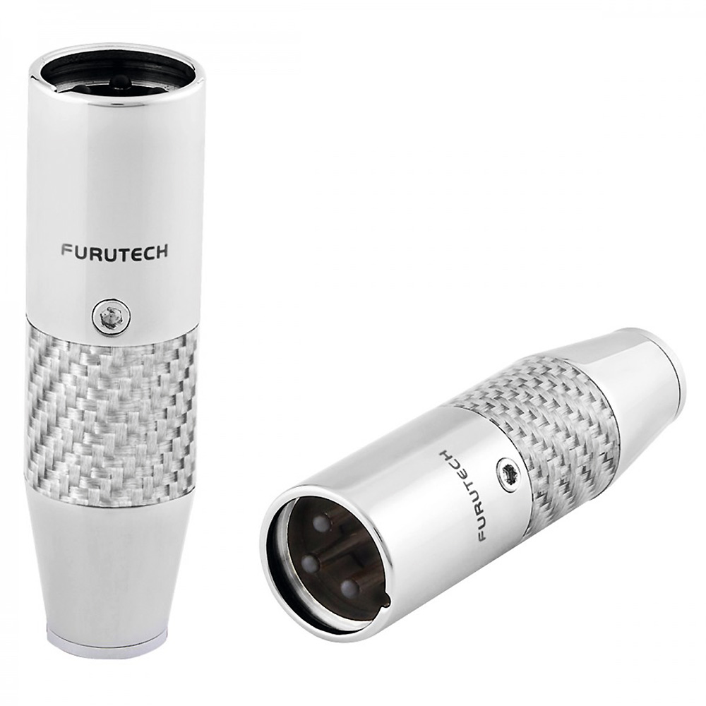 Furutech CF-601M NCF Male Rhodium 3 Pin XLR Plug - Analogue Seduction