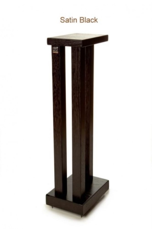 Hi-Fi Racks Podium Slimline Speaker Stands Black 700mm - Analogue Seduction