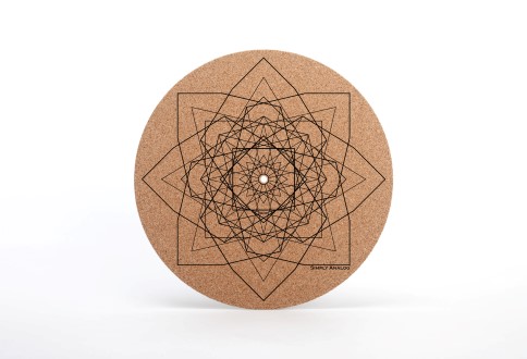 Simply Analog Cork Turntable Platter Mat (Geo Printed) - Analogue Seduction