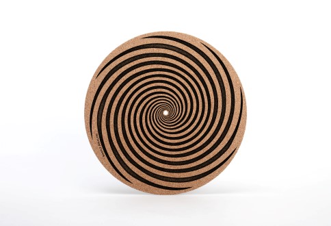 Simply Analog Cork Turntable Platter Mat (Vertigo Printed) - Analogue ...