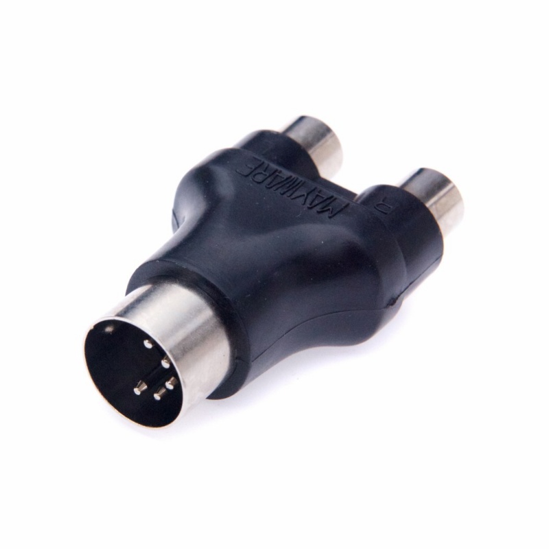 Kontak Audio 5 Pin Din to 2 RCA Phono Adaptor | eBay
