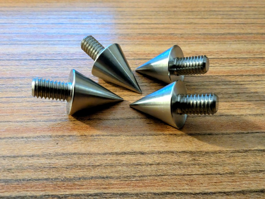 Hi Fi Racks M6 Stainless Steel 15mm Spikes - Analogue Seduction