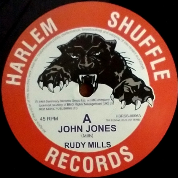 Crystalites / Rudy Mills John Jones 7" 45rpm Harlem Shuffle records ...