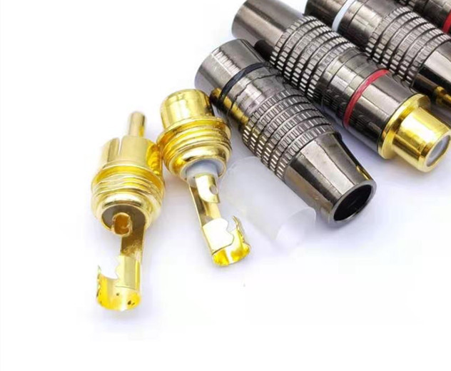 Kontak Audio Gold Plated Female RCA Phono Plugs - Solder Fit (Pair) - Analogue Seduction