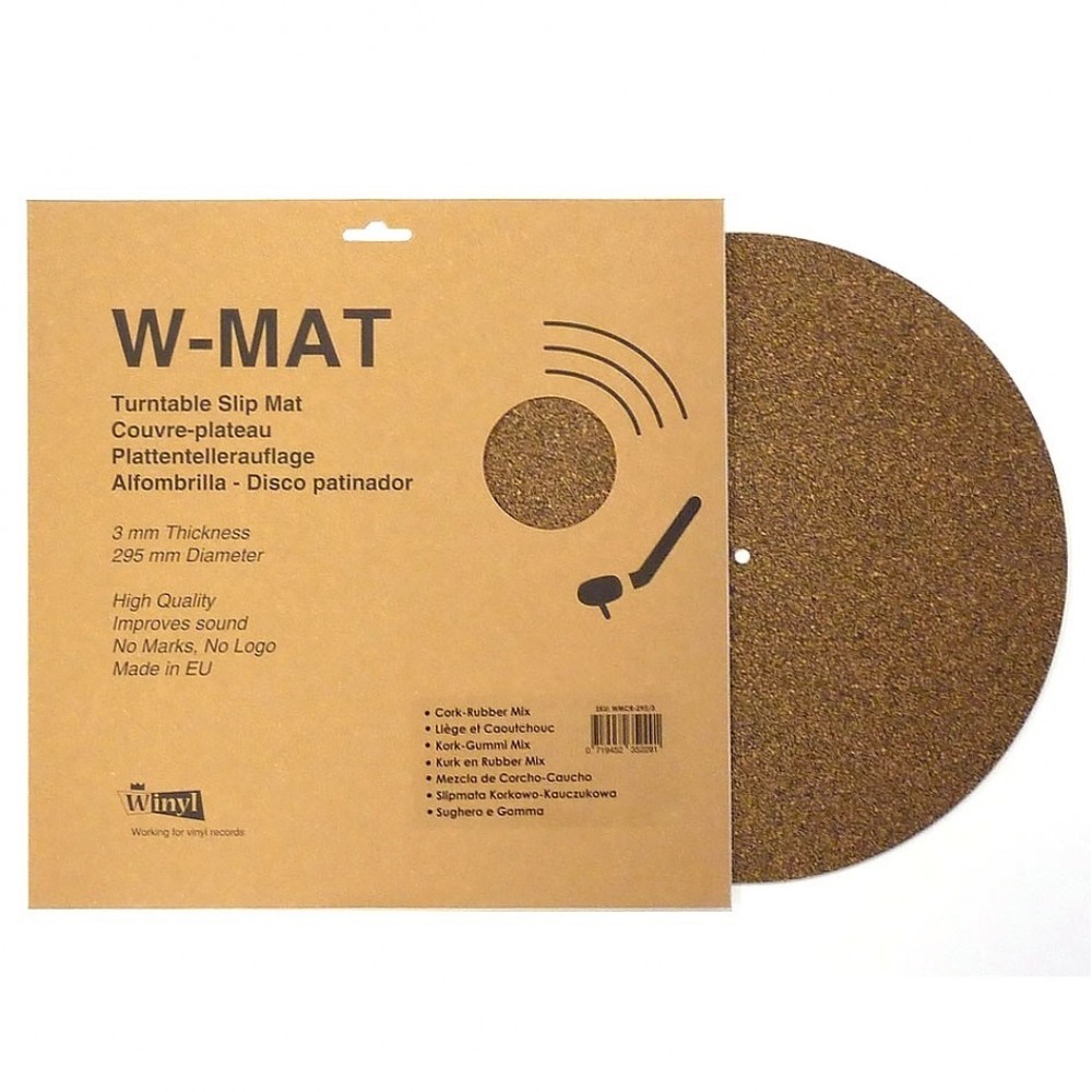 Winyl W-MAT Cork-Rubber Mat for Turntables Ø295mm - Analogue Seduction