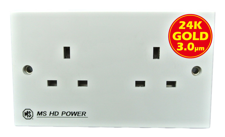 MS HD Power MS-9296 UK Double Wall Socket - Analogue Seduction