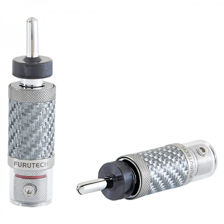 Furutech CF-202 NCF (R) Plus Carbon Fibre Series Banana Plugs (Pair ...