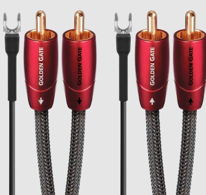 AudioQuest Golden Gate RCA-RCA Turntable Interconnects 1.5m - Analogue ...