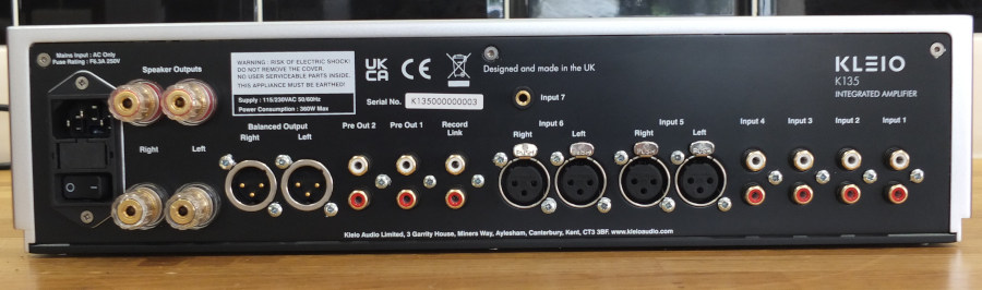 Kleio K135 Integrated Amplifier - Ex Demo - Analogue Seduction