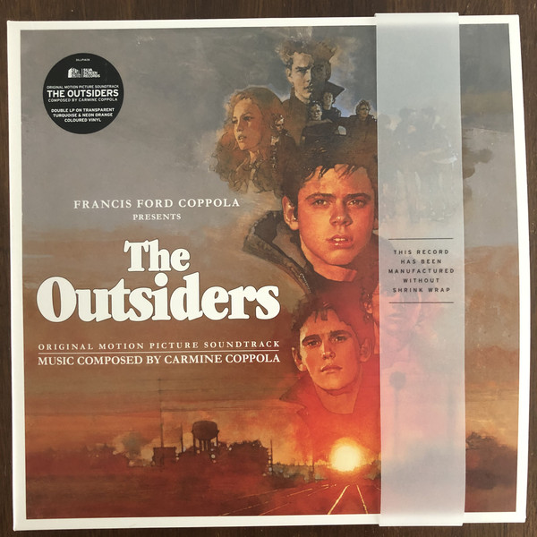 The Outsiders Movie Soundtrack 2x Vinyl LP (Turquoise And Orange ...
