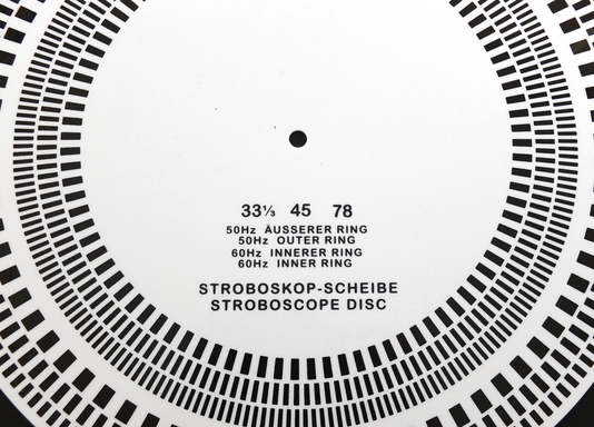 Analogue Studio Stroboscope Speed Disc and Alignment Gauge (RC-110)