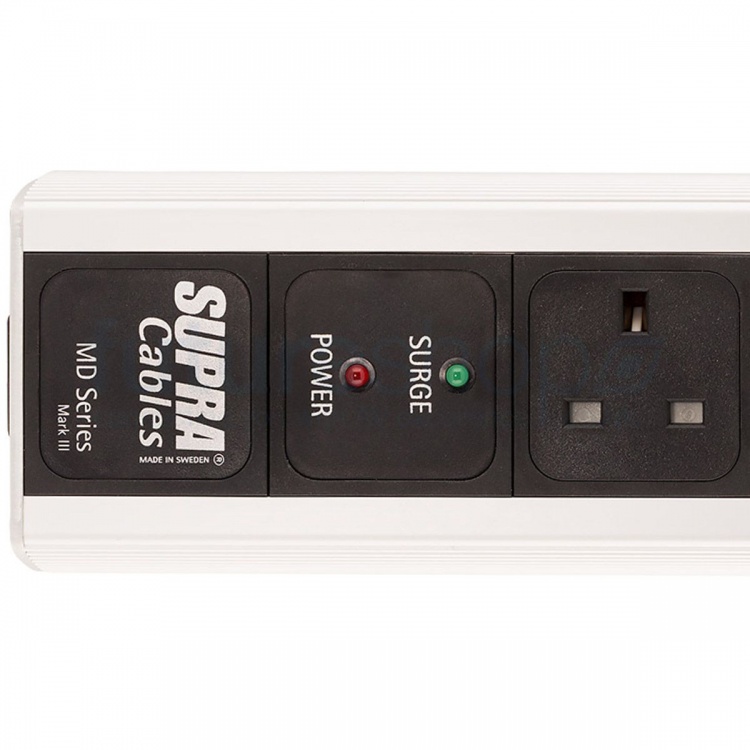 Supra LoRad Mk3 Surge-Protected UK Mains Distribution Block - Analogue ...